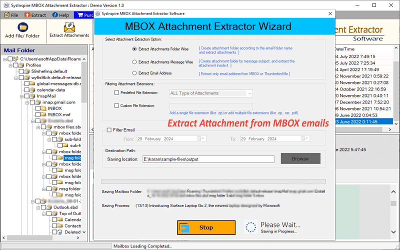 How To Extract Mbox Email Attachments And Email Addresses