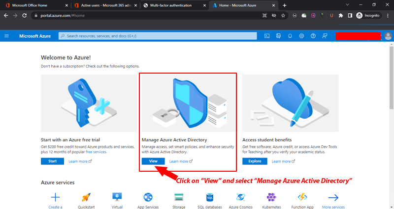 Microsoft Office 365 account settings for third party apps login
